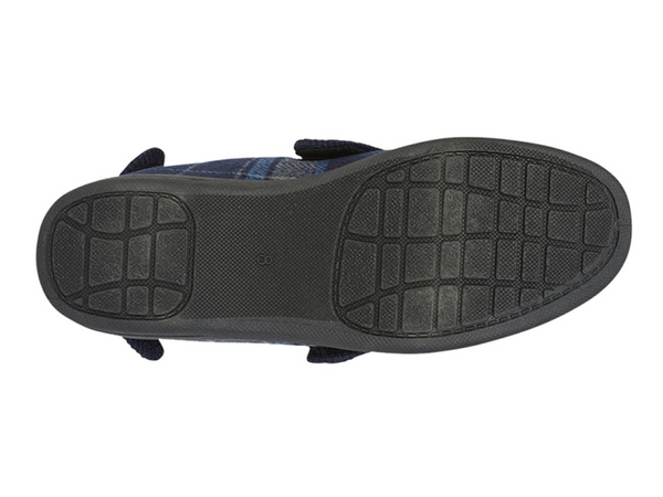 Zedzz 'Peter' Mens 4 Way Opening Touch Fastening Slipper – Sowerbys Shoes
